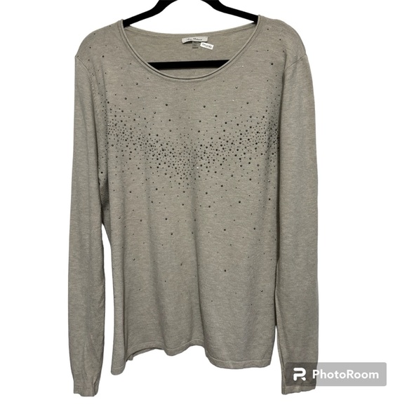 Vila Milano | Sweaters | Beautiful Embellished Xl Sweater | Poshmark
